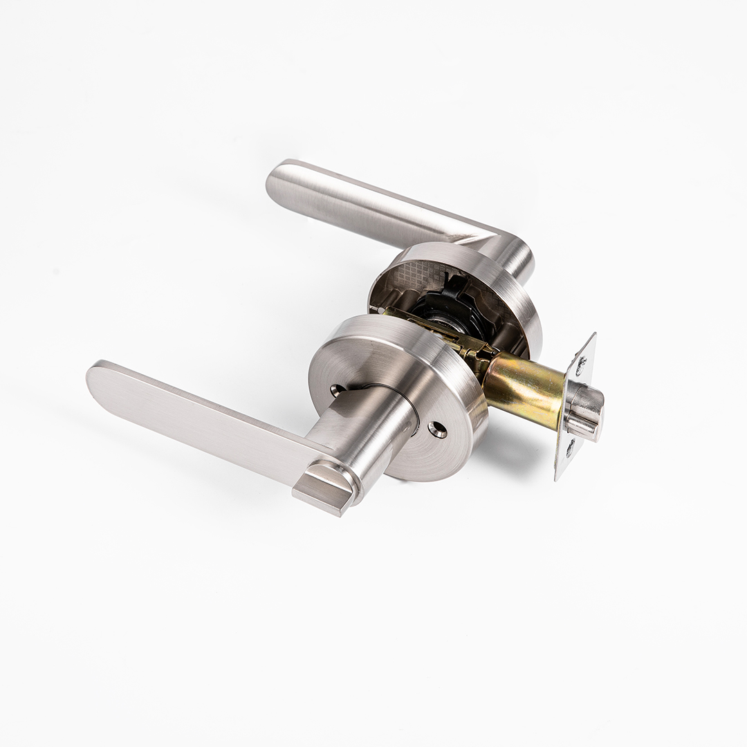 Satin Black Nickel Trident Lock